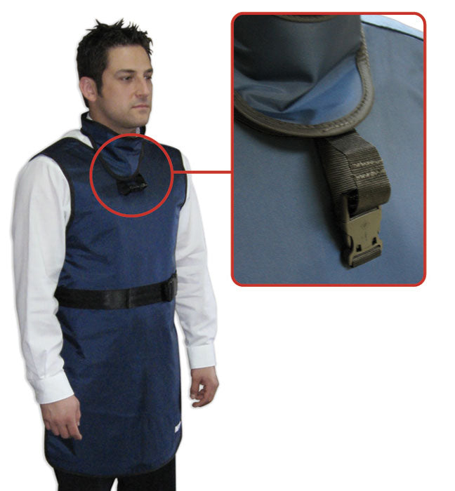 Lead apron with quick release belt — MTM - Médical Tronik