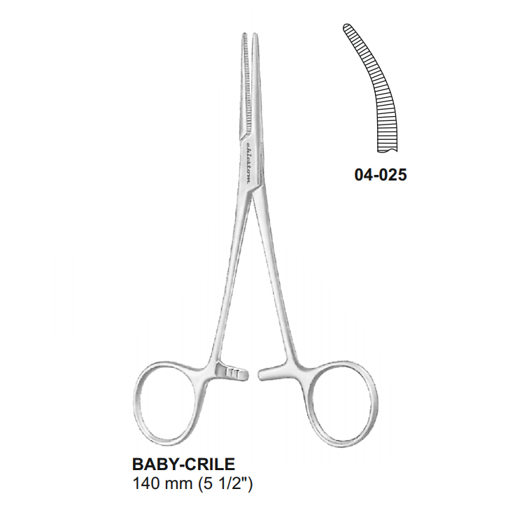 Pince hémostatique Baby-Crile — MTM - Médical Tronik