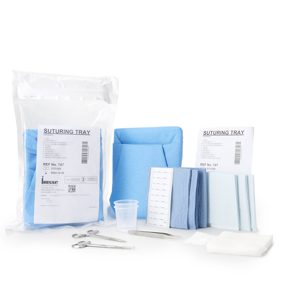 Sterile, Disposable Suture Tray — MTM - Médical Tronik